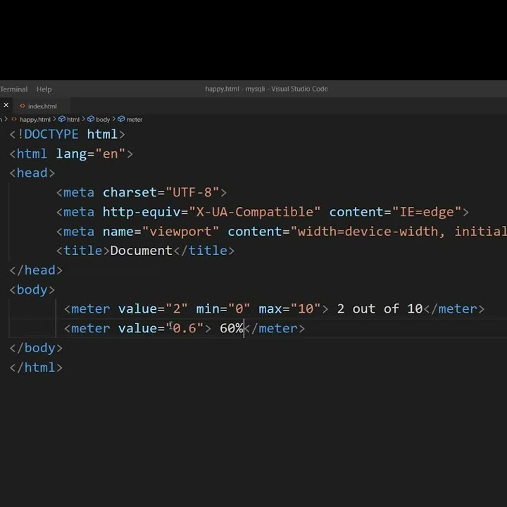 meter property in html && how to use of meter property by arya web ...