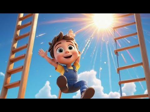 Toy Ladders Go Climb Climb Climb | English Nursery Rhyme | Kids Songs ...