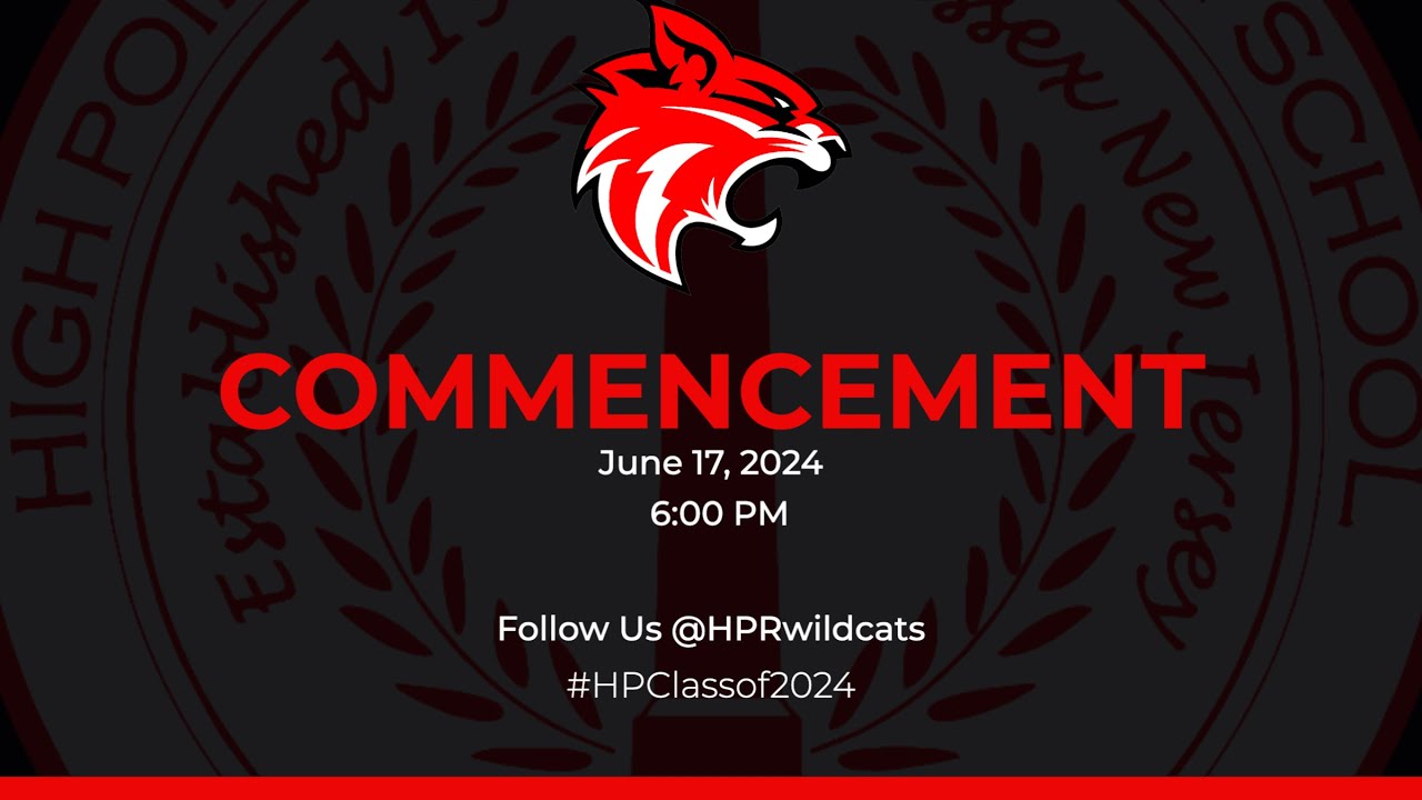 High Point Regional High School Commencement 2024 - YouTube