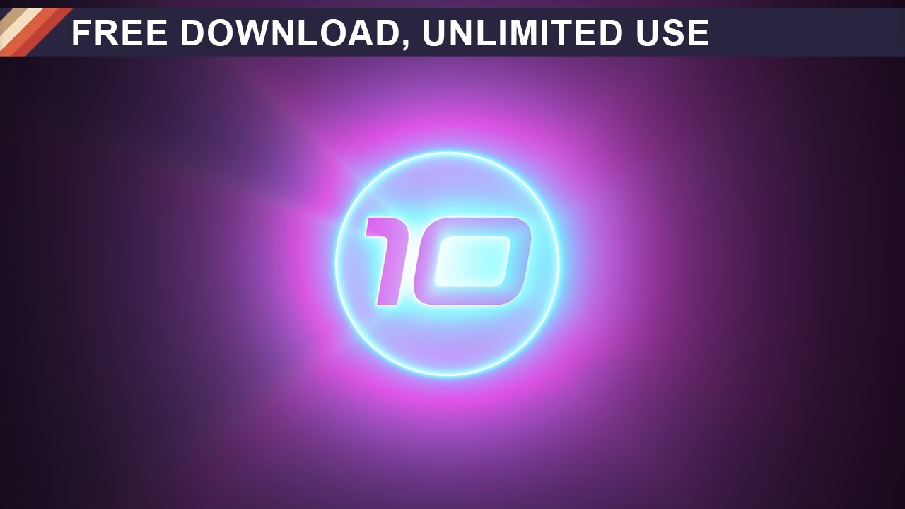 4K Free Royalty-Free Animated Abstract Countdown for use in any video ...