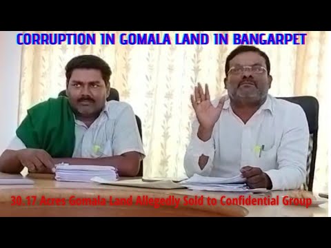 KGFMedia News 21/06/2022: 37.17 Acres Gomala land in Bpet Villages ...