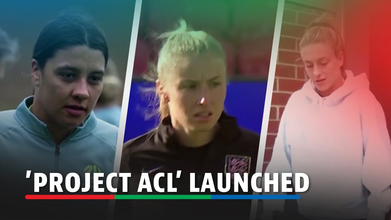 New project launched to reduce ACL injuries in women's football - YouTube