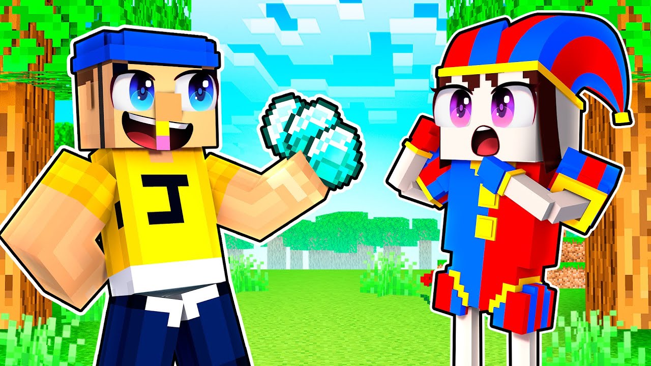 HOW I MET POMNI in Minecraft! - YouTube
