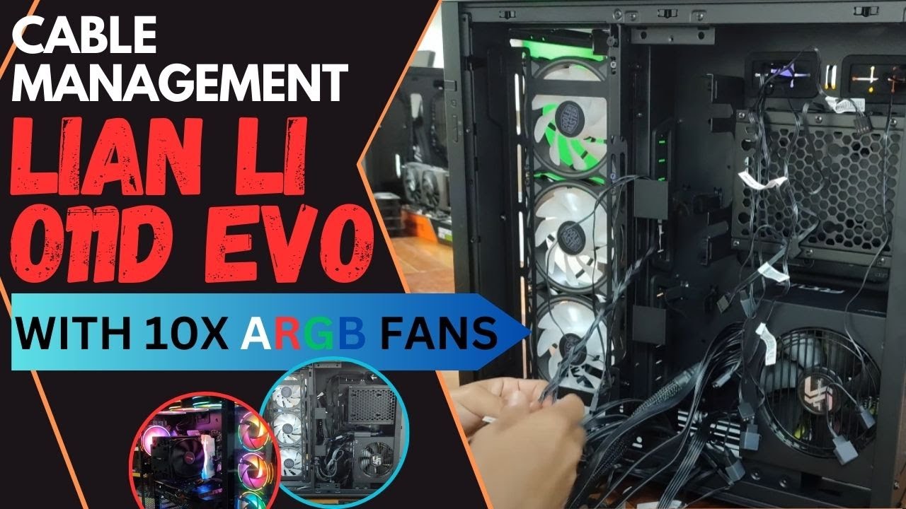 🤔 How I Cable Manage Lian Li O11D EVO (Time-lapse) | PCCM-37 - YouTube