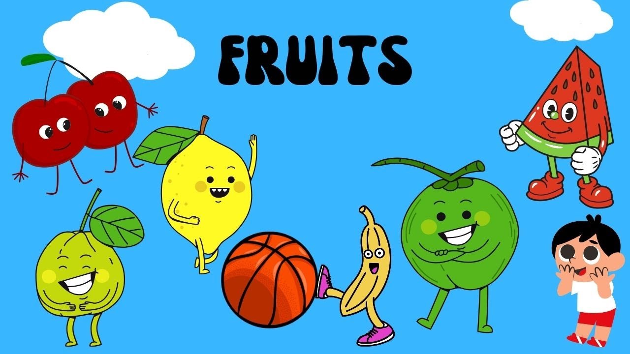 Fruits Names with Pictures for Kids # Kids Trending Animated Story ...