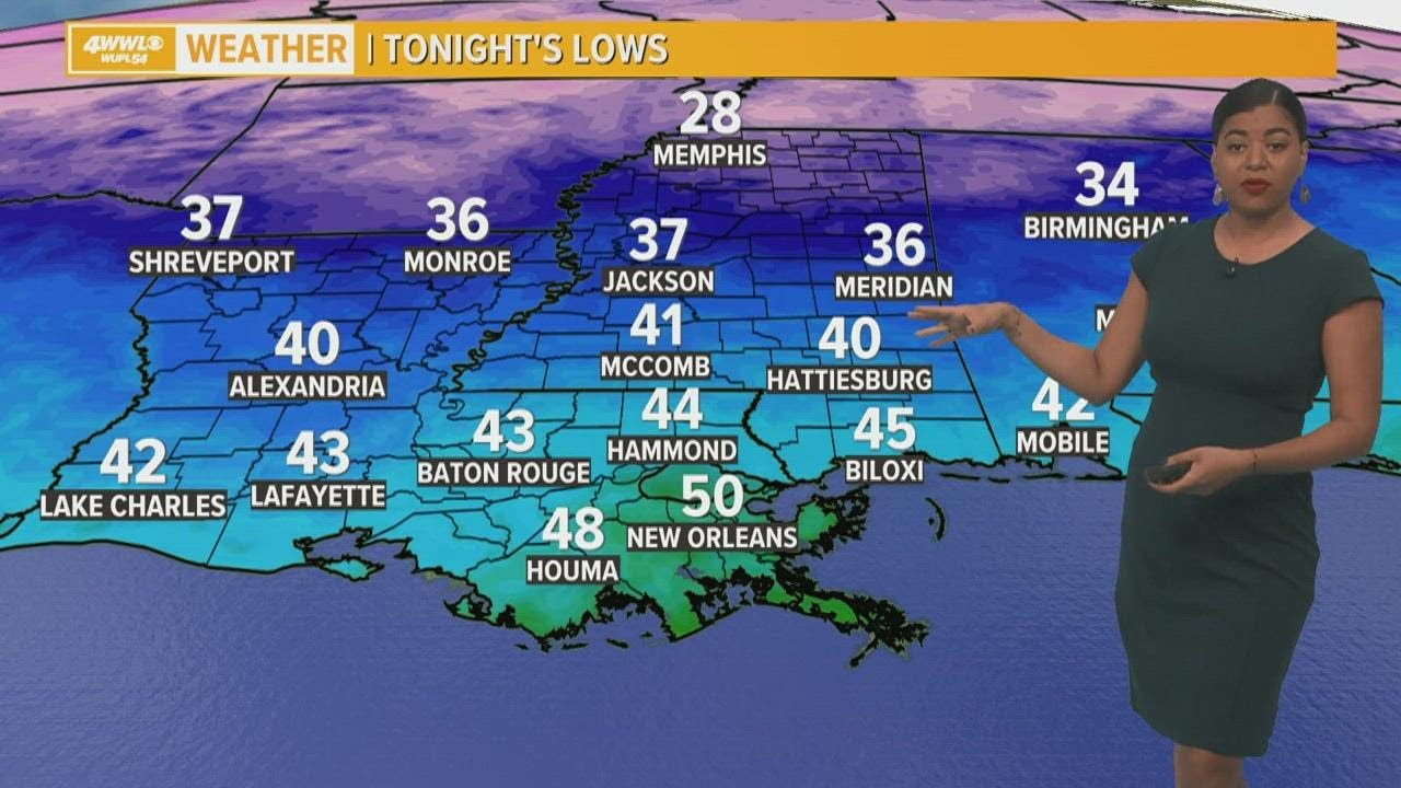 The chilly weather stays through most of the week - YouTube