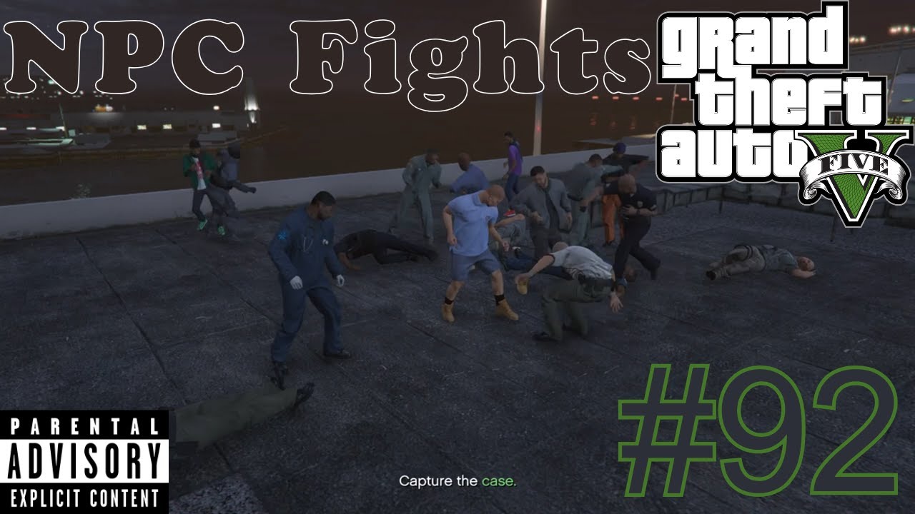 GTA 5 NPC Fights #92 - YouTube