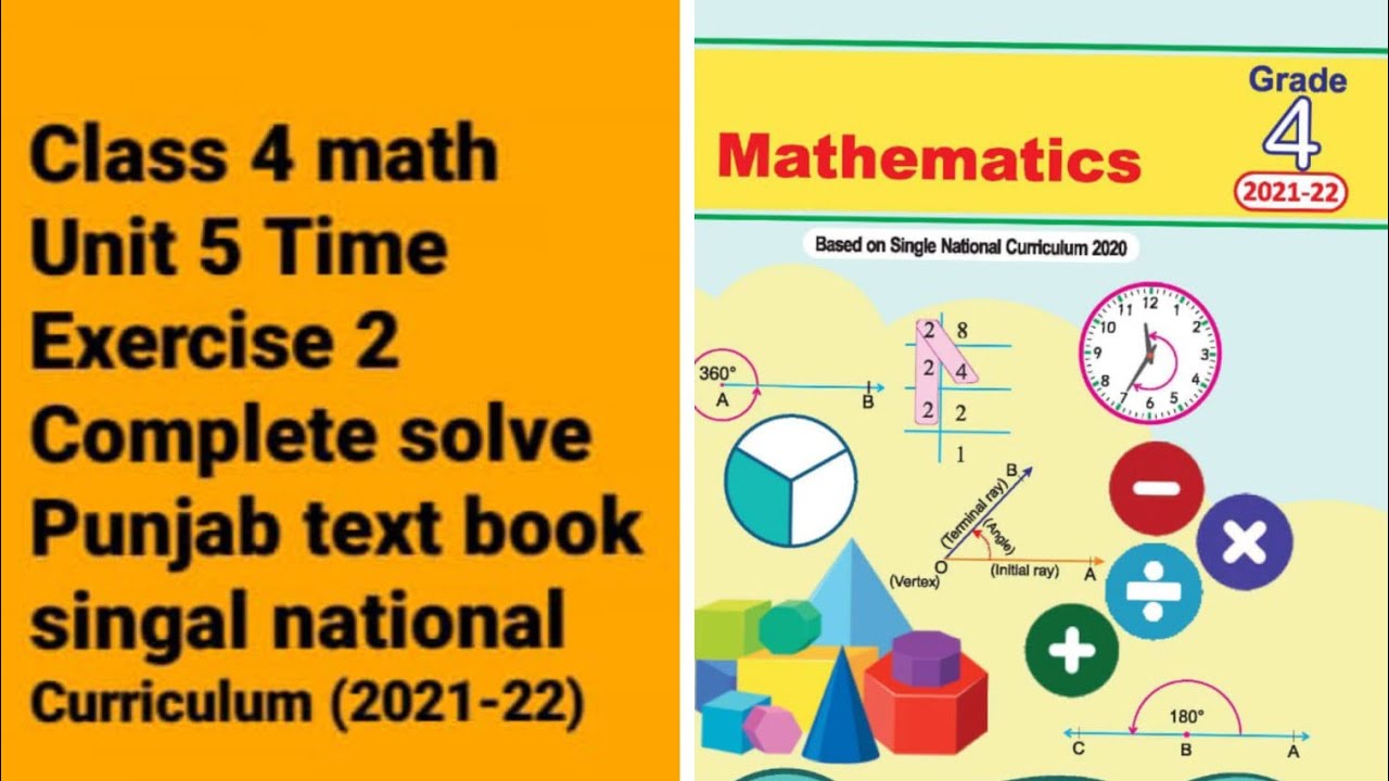 grade 4 math chapter 5 time exercise 2 /convert hour in to minutes ...