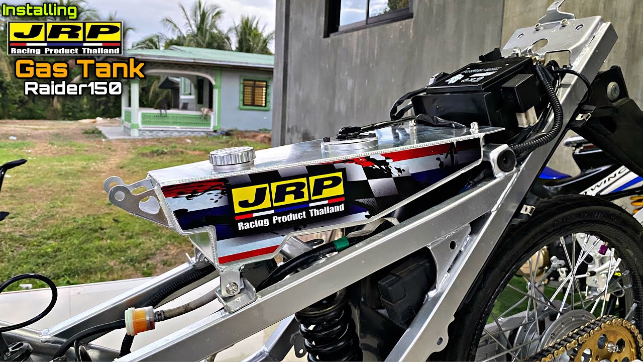 Installing JRP gastank for Raider150 | Andreu Cabagyo - YouTube
