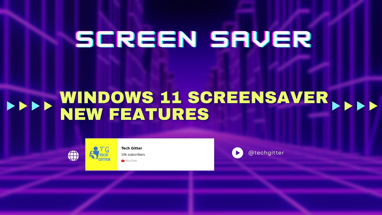 Windows 11 Screensaver New Features - YouTube