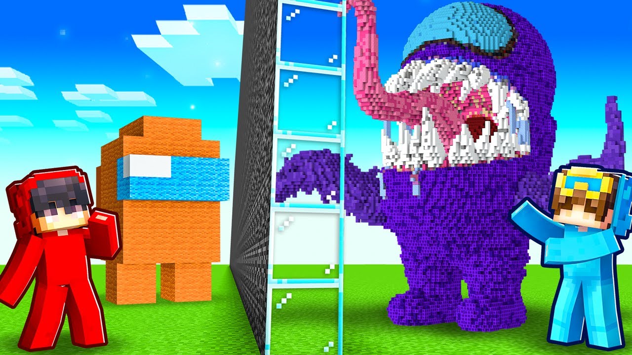 Nico vs Cash AMONG US Build Challenge! - YouTube