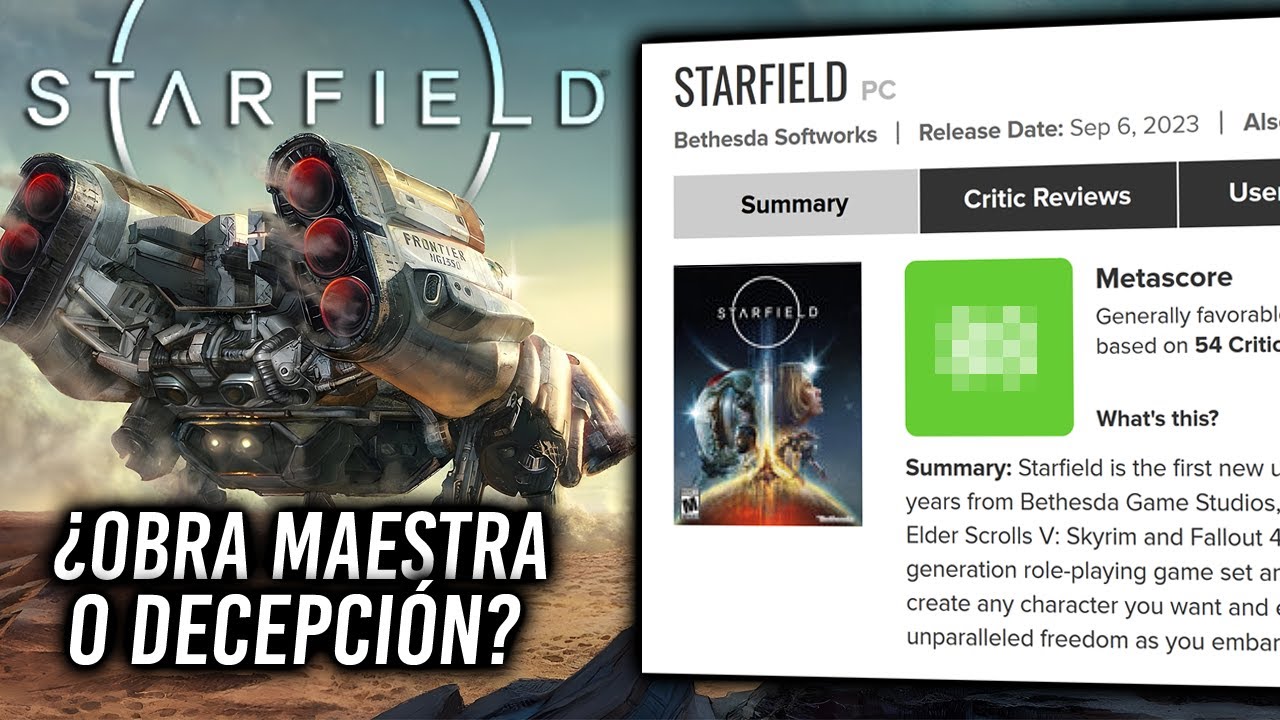 STARFIELD sale hoy, ¿TIENE RAZÓN la PRENSA? ANÁLISIS y REVIEWS del ...