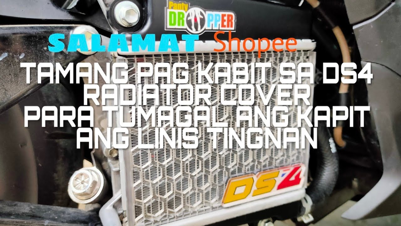 PROPER INSTALLATION OF DS4 RADIATOR COVER - YouTube