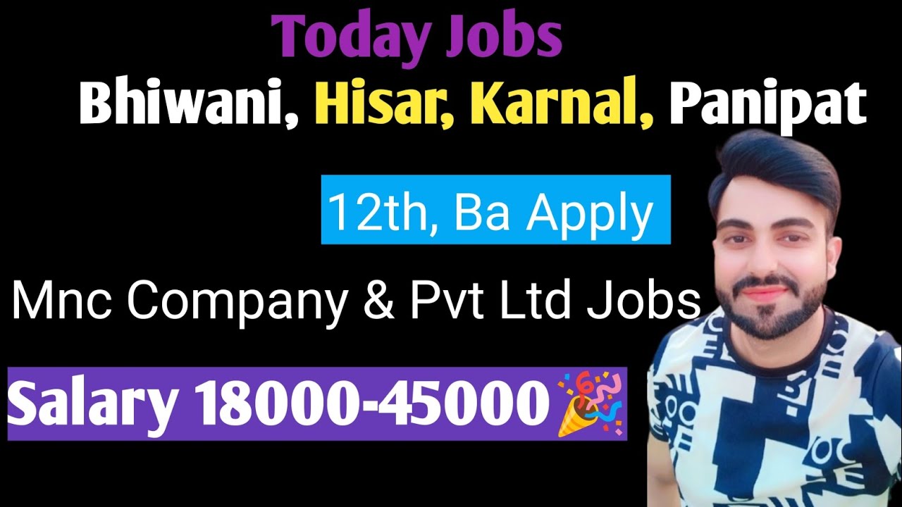 Today Jobs vacancy 2025 haryana||jobs in bhiwani haryana Hisar Jobs ...