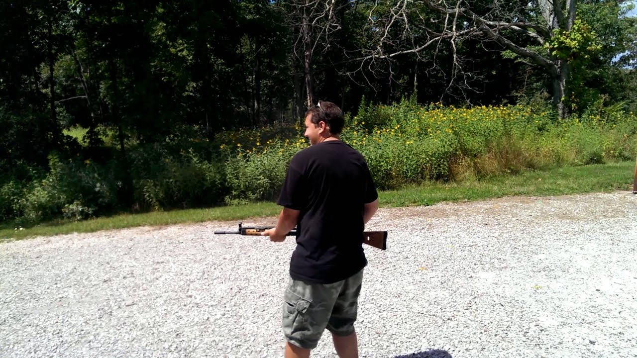 Bump firing HK91 - YouTube