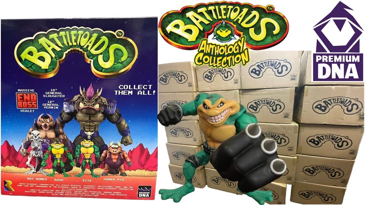 *see newer video* Battletoads Premium DNA Anthology Collection Zitz ...