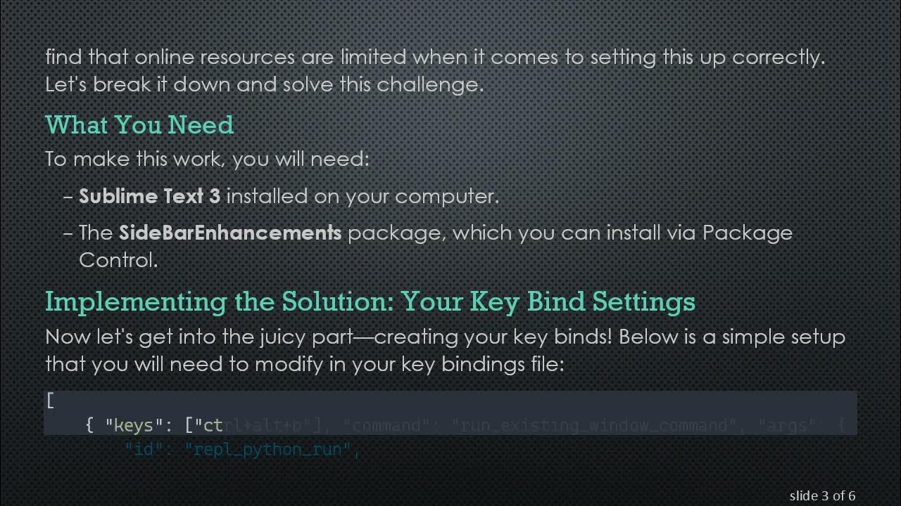Mastering Key Binds: A Guide to Setting Up Open/Run in ...