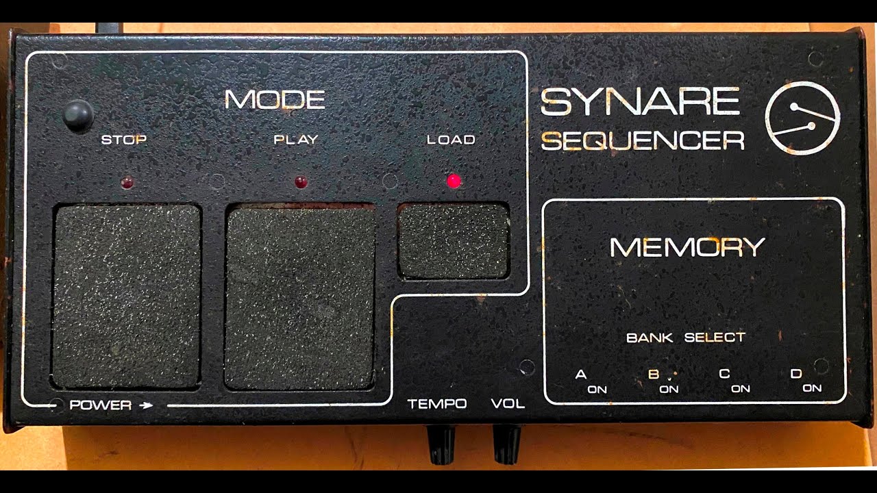 Synare Sequencer controls demo - YouTube
