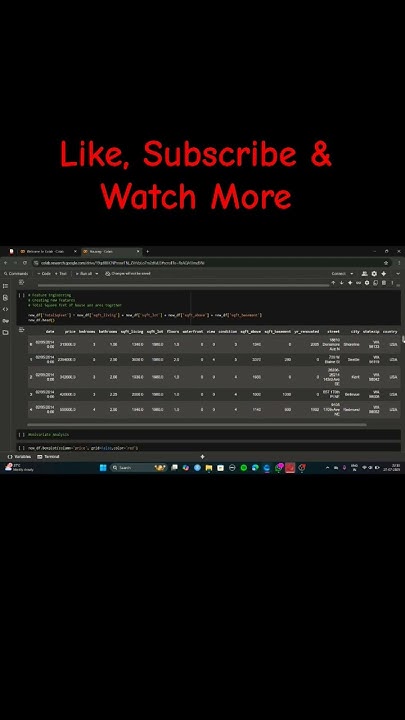 New PYTHON Project based on Home Price - YouTube