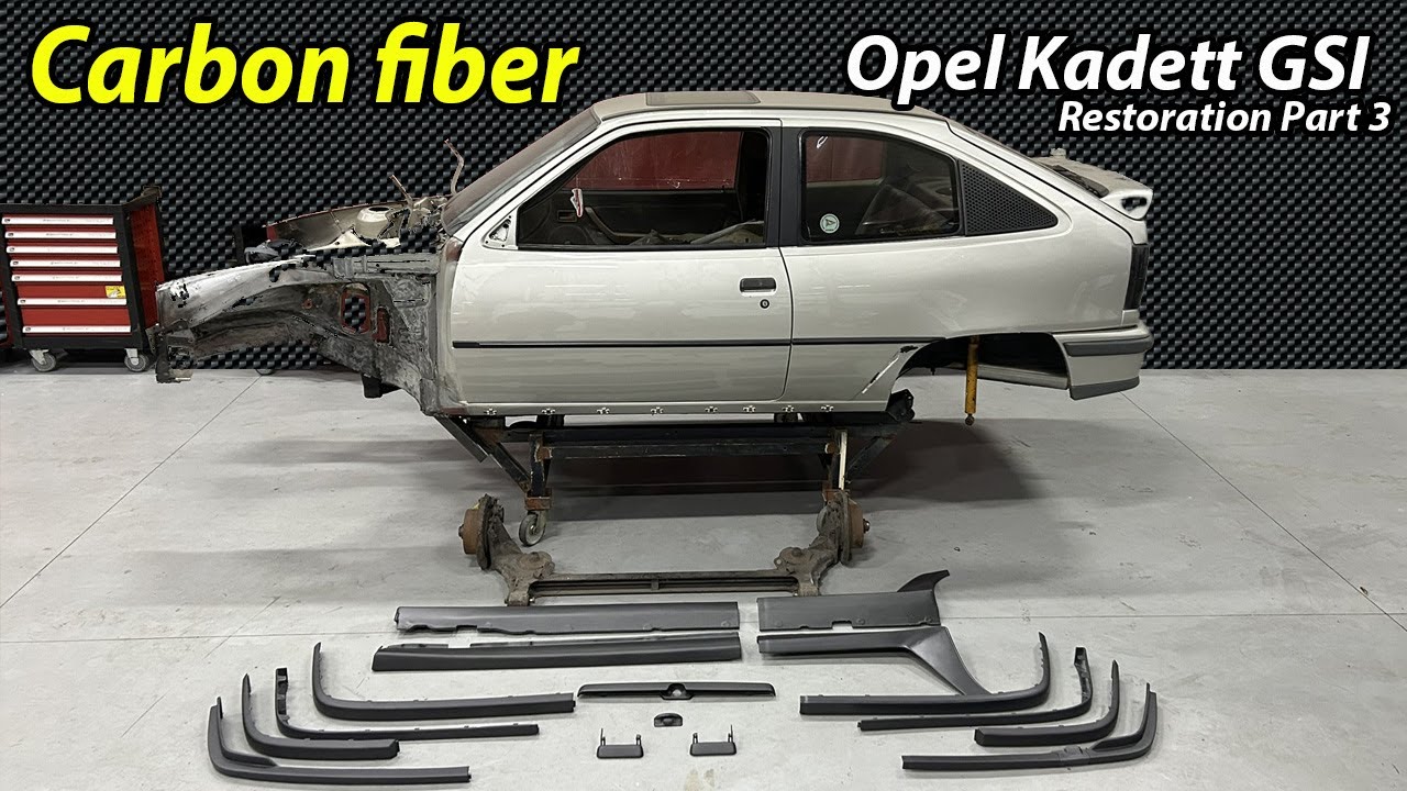 Restoration of a unique Opel Kadett GSI first modifications started ...