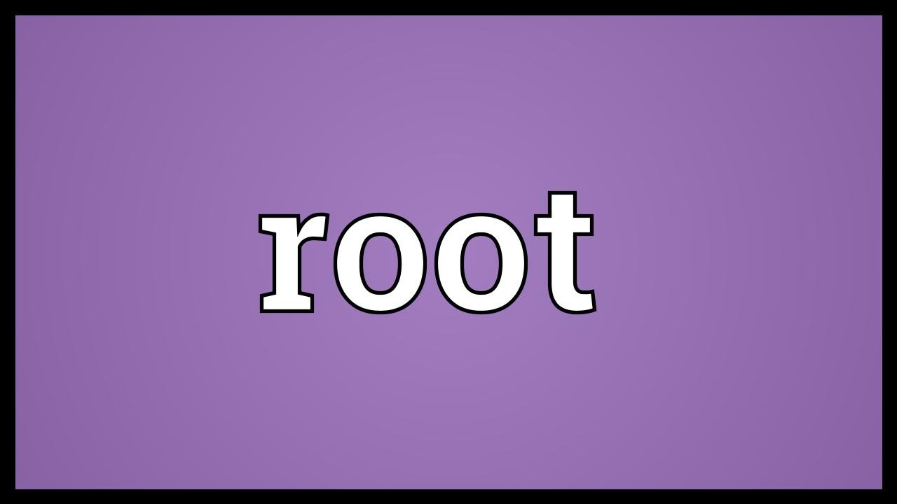 Root Meaning YouTube