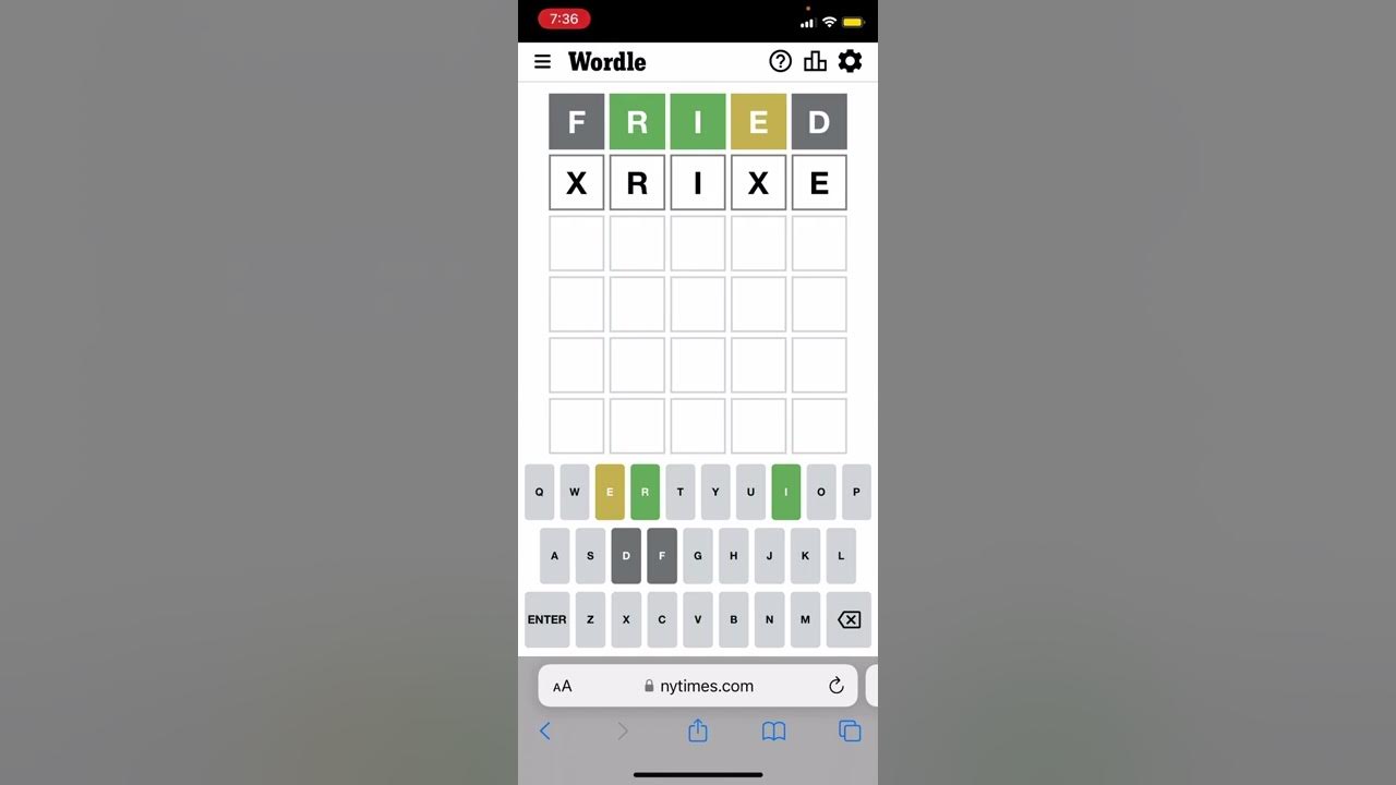 Wordle Playthrough August 31, 2022 #wordle (Hard Mode) - YouTube
