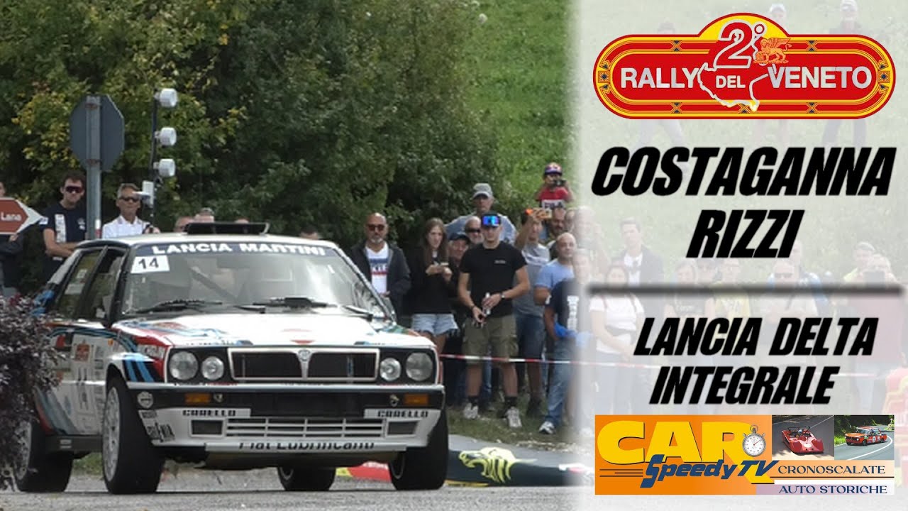 Rally del Veneto 2023 || Sandro Costaganna-Matteo Rizzi || Lancia Delta Integrale - YouTube