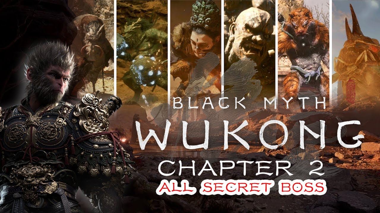 Chapter 2 All SECRET BOSSES Fights | Black Myth Wukong | Gamer Niax ...