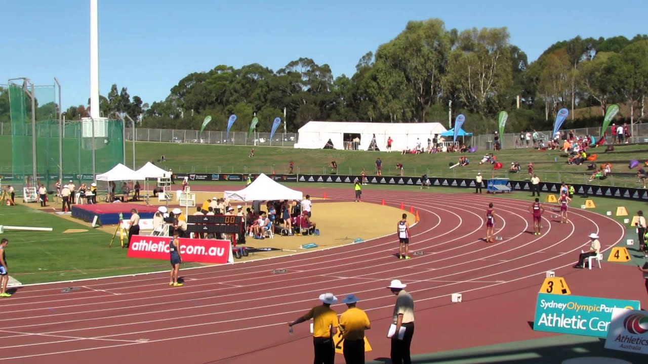 400M U20M Joshua Robinson 46.64 Australian Junior Championships 2014 ...