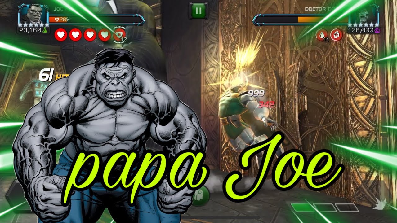 Joe Fixit * Easily* Solos Grandmaster Gauntlet Dr.Doom - super Skilled ...