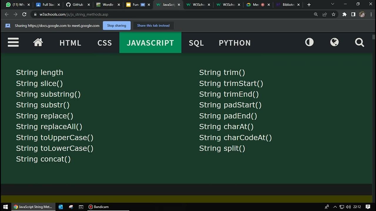 Funciones para datos String - YouTube