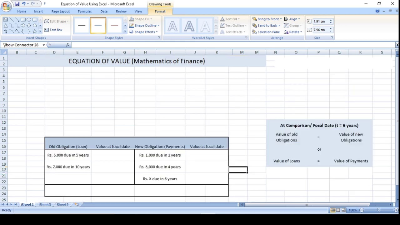 EQUATION OF VALUE Using EXCEL Mathematics Of Finance Business Mathematics Through Excel equation-of-value-using-excel-mathematics-of-finance-business-mathematics-through-excel