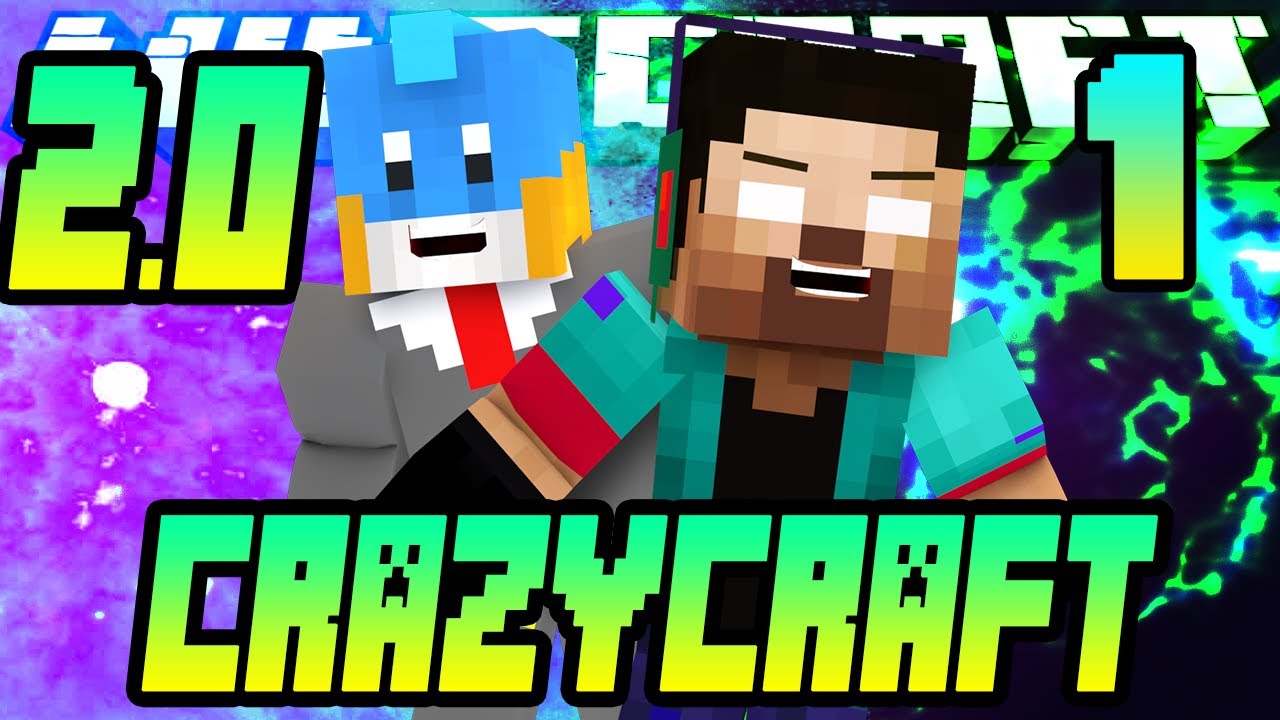CRAZY CRAFT 2.0 MODDED LET'S PLAY #1 w/NoahCraftFTW & HuskyMudkipz - It ...