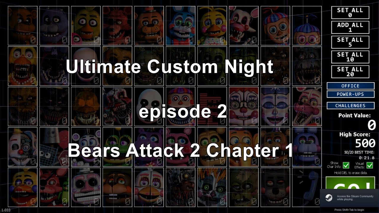 Ultimate Custom Night Episode 2 Bears Attack 2 Chapter 1 - YouTube