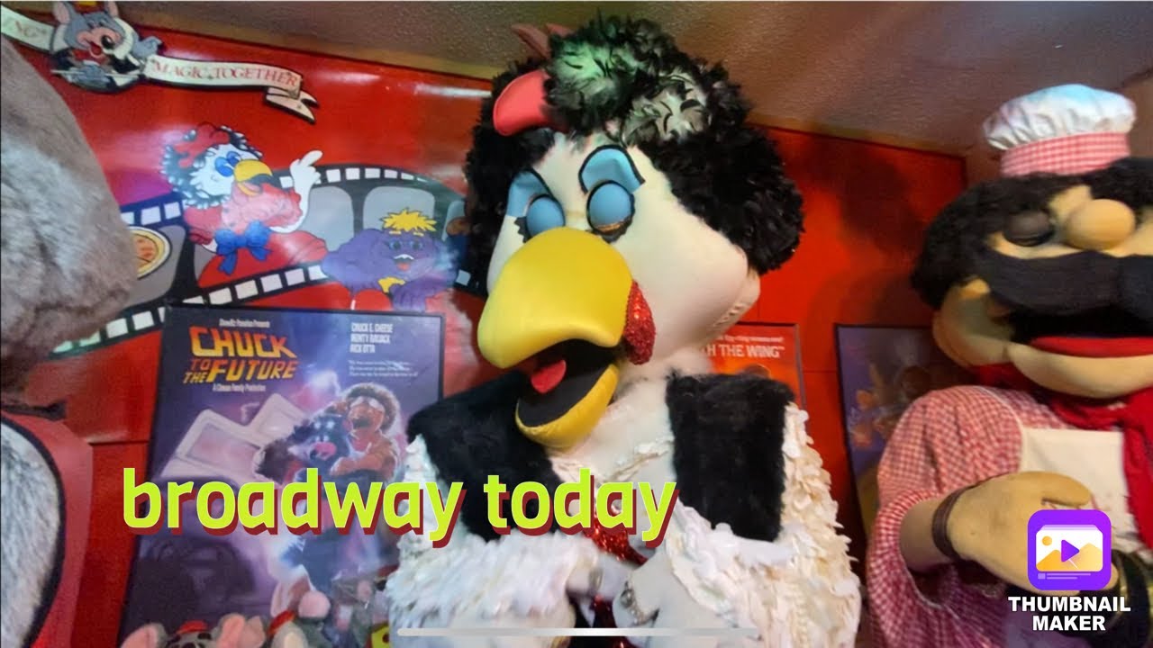 Chuck E. Cheese pizza time theater. Broadway Helen henny .broadway ...