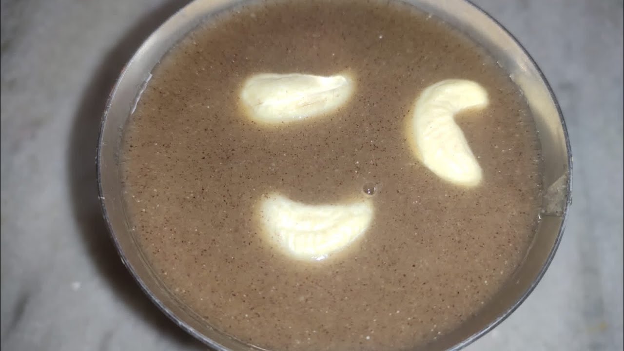 ఆరోగ్యాకరమైన హెల్తీ రాగి జావా //Ragi Java Recipe In Telugu//Java ...