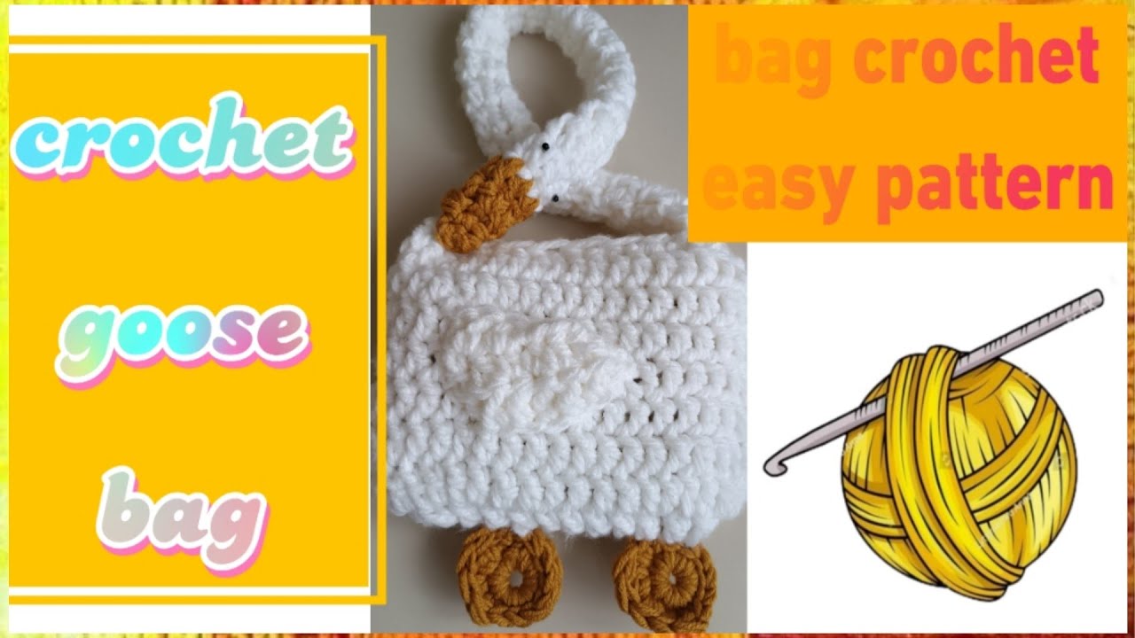 crochet bag,how to crochet a bag crochet, crochet Goose bag pattern ...