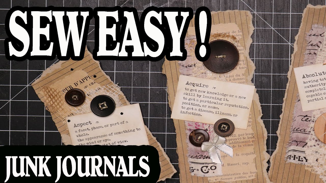 How to Make NO FAIL, EASY Junk Journal Button Clusters | Examples ...
