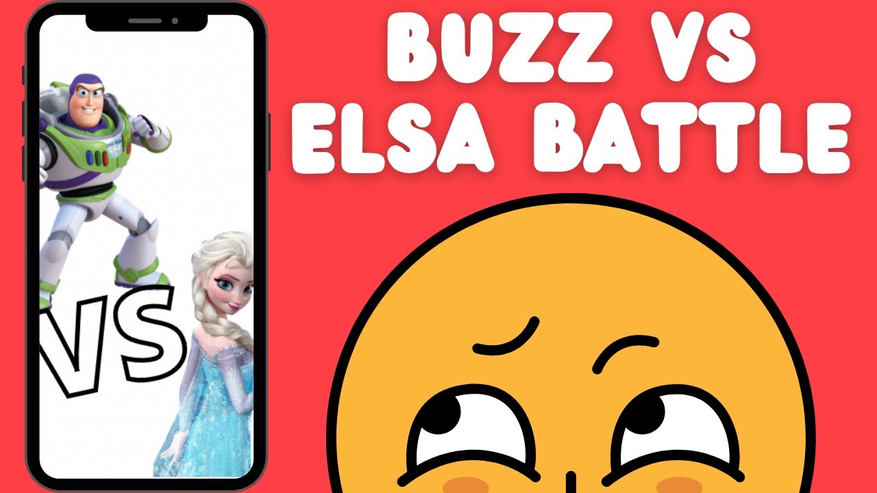 Buzz Lightyear VS. Elsa Battle - YouTube