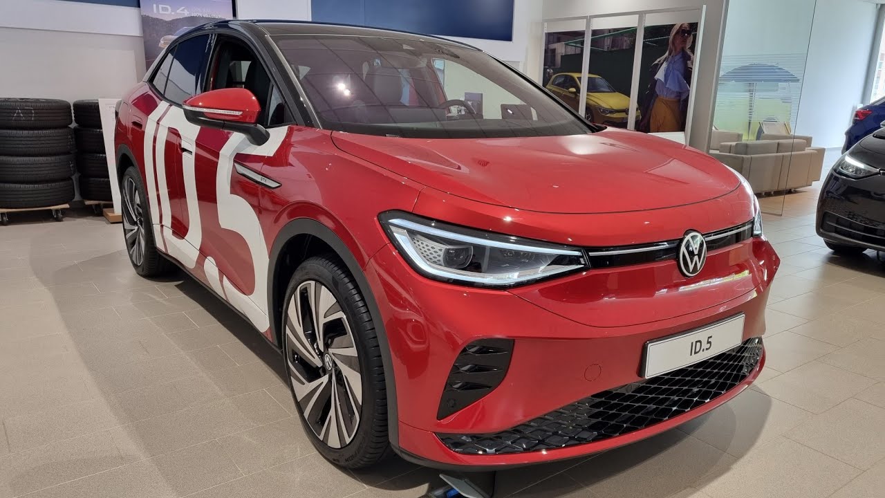 2022 Volkswagen ID.5 GTX 4K walk around in Kings Red Metallic 21 ...