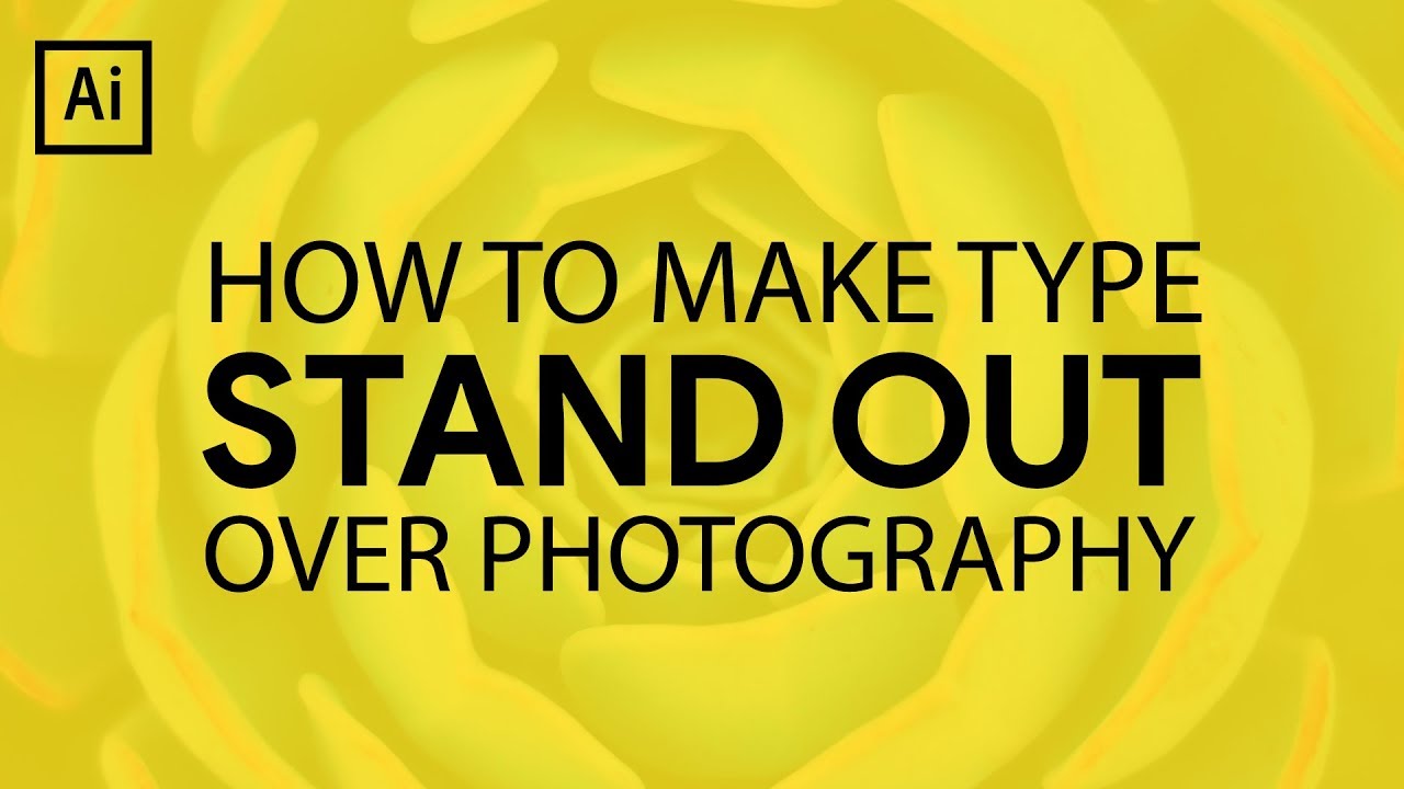 5 WAYS TO MAKE YOUR TYPE STAND OUT Adobe Illustrator Tutorial YouTube 5-ways-to-make-your-type-stand-out-adobe-illustrator-tutorial-youtube