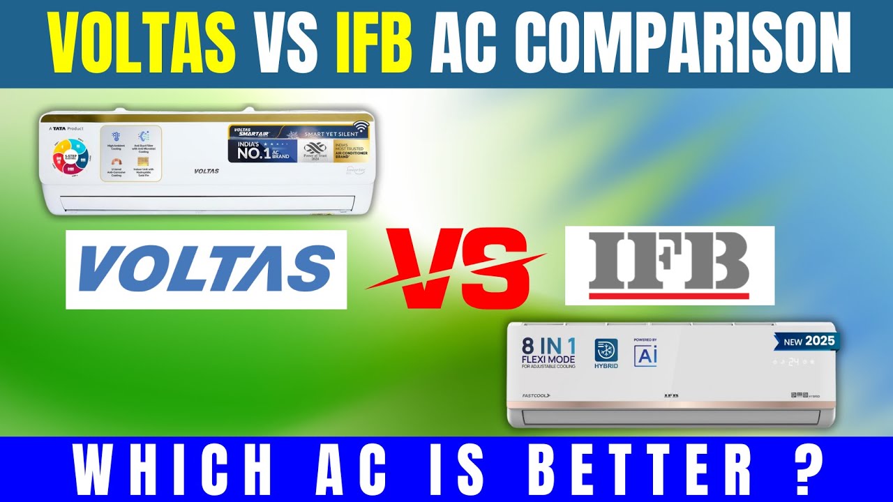Voltas vs IFB Split AC 2025 ⚡ IFB or Voltas AC Which is Better? ⚡ Best 1.5 Ton AC in India 2025 ...