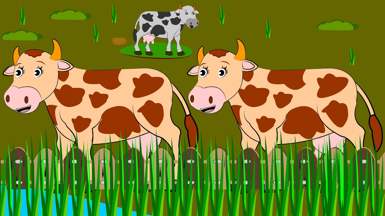 Old MacDonald Had a Farm - cow songs | Nursery Rhymes | Kids Songs ...