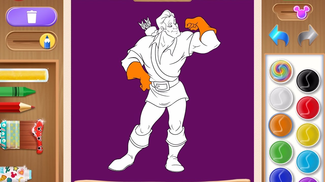 🎨💪 Gaston LeGume Drawing, Painting, and Coloring for Kids & Toddlers ...