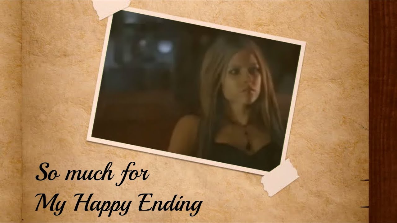 Avril Lavigne - My Happy Ending (Lyric Video) - YouTube