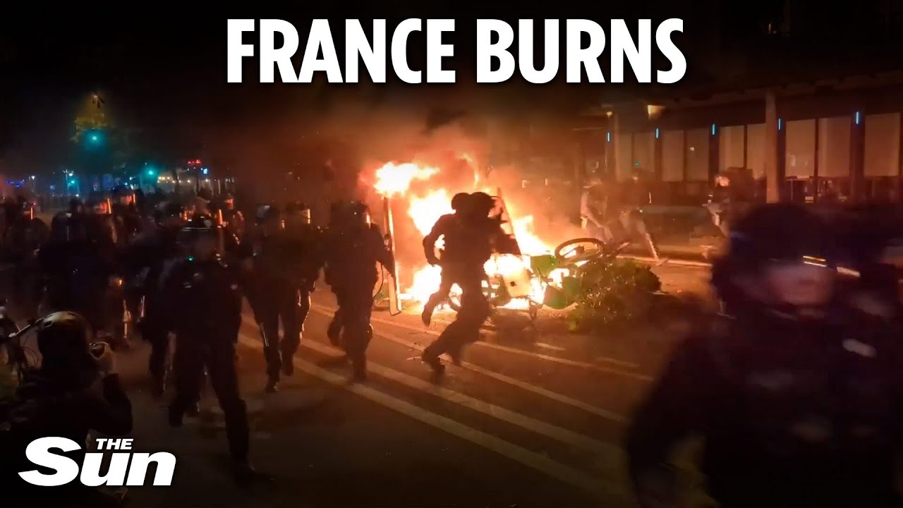 Riots erupt across France after hard-left crushes Le Pen's hopes of ...