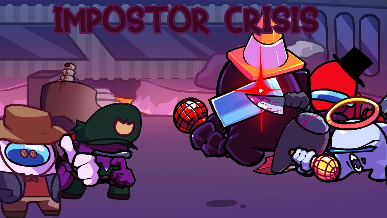 Impostor Crisis (Brimstone but its Black & Gang Vs Warchief) I Fnf ...
