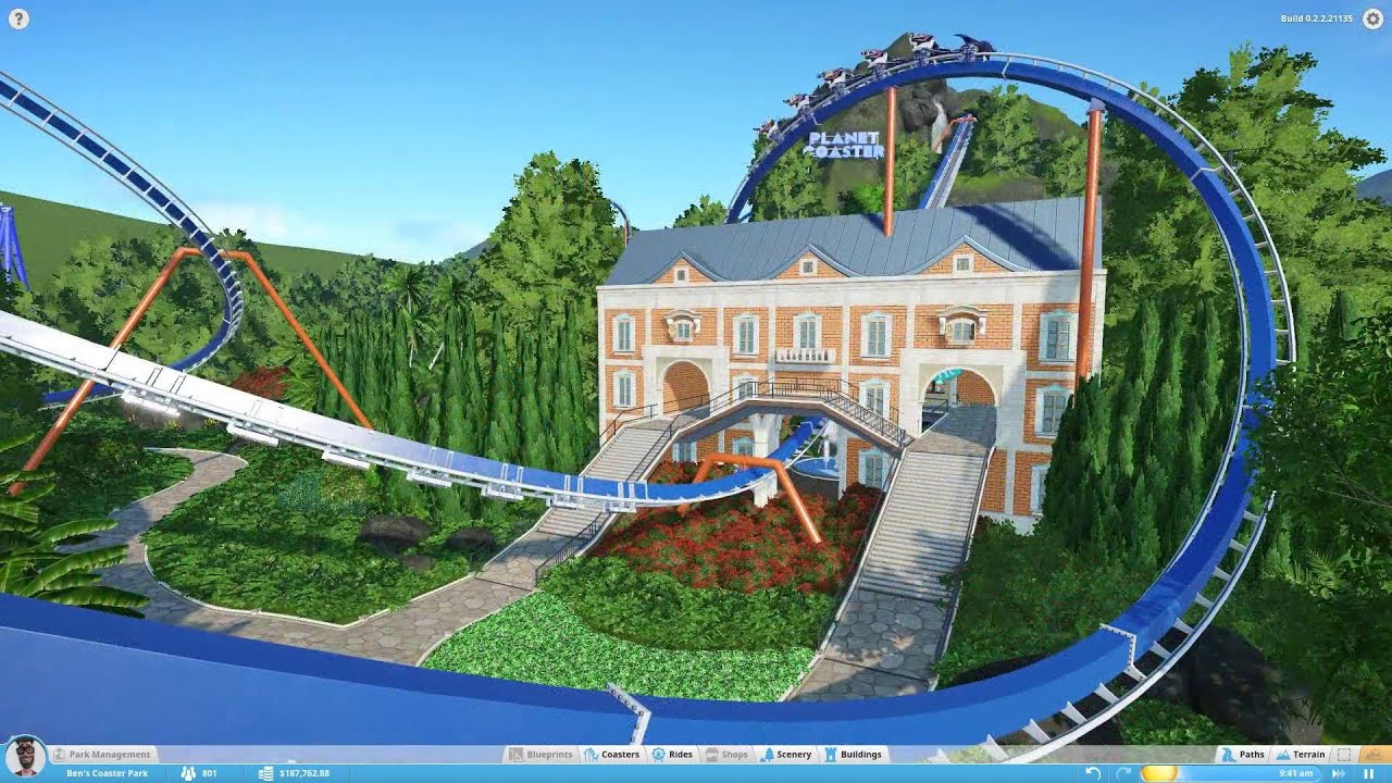 Hanging Gardens (Planet Coaster Alpha) On ride Pov starts at 1:39 - YouTube