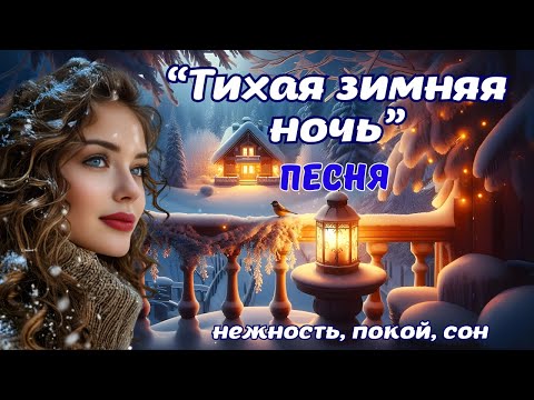 Тихая зимняя ночь ❄️ Нежная зимняя песня для души. Добрый вечер! Доброй ночи! Спокойной ночи!
