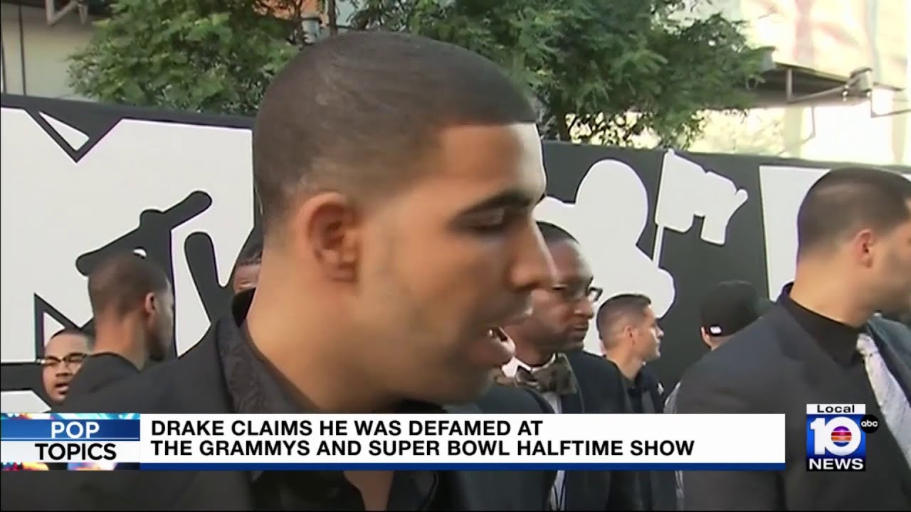 Drake claims that he was defamed at the Grammys and Super Bowl Halftime ...
